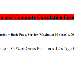 History of Increased Pension & Commutation Tables