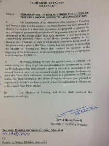 Enhancement Rental Ceiling for Hiring & House Rent Allowance-Updates