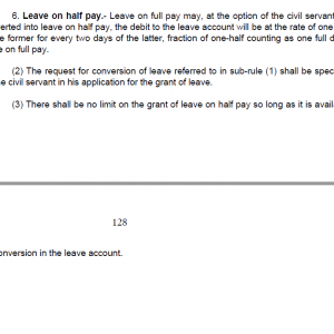 Payment of Full Allowances during Leave on Half Pay - Galaxy World