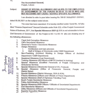 Non Practicing Allowance Health Department Clarification • Govt Jobs ...