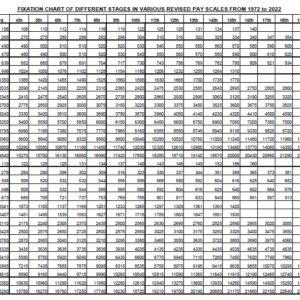 Basic Pay Scales Chart 1987 to 2022 (Combined) • Galaxy World