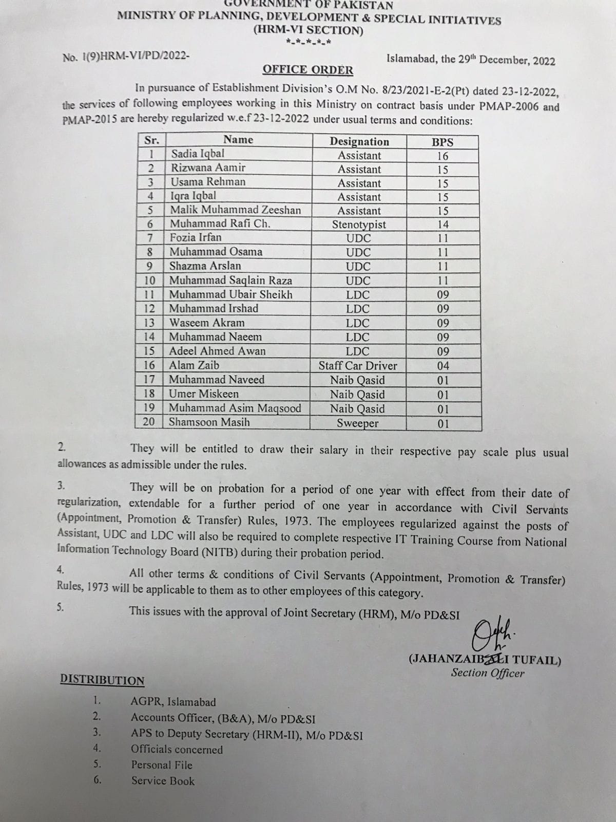 Regularization Contract Employees Dec 2022 • Galaxy World Regularization Contract Employees Dec 2022 • Galaxy World
