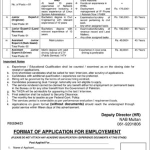 National Accountability Bureau (NAB) Vacancies 2024 • Govt Jobs ...
