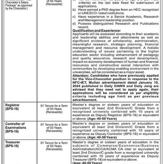 The Latest NAB Multan Vacancies 2024 • Galaxy World